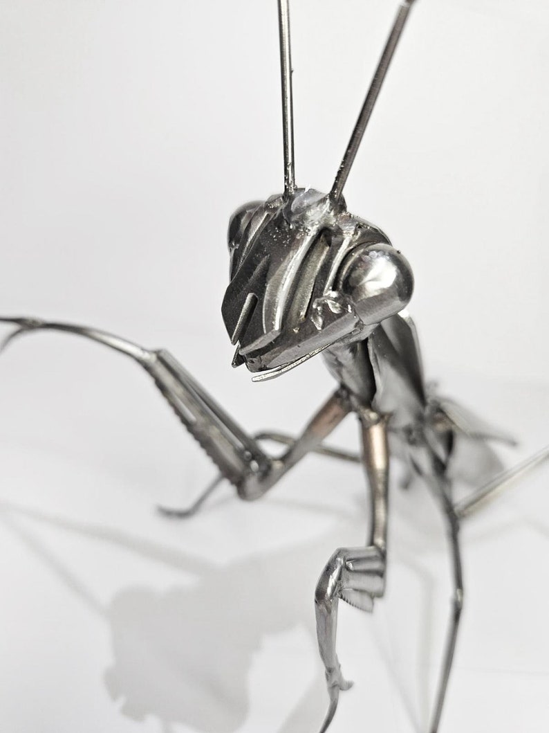 Metal Praying Mantis Sculpture mantis - Etsy