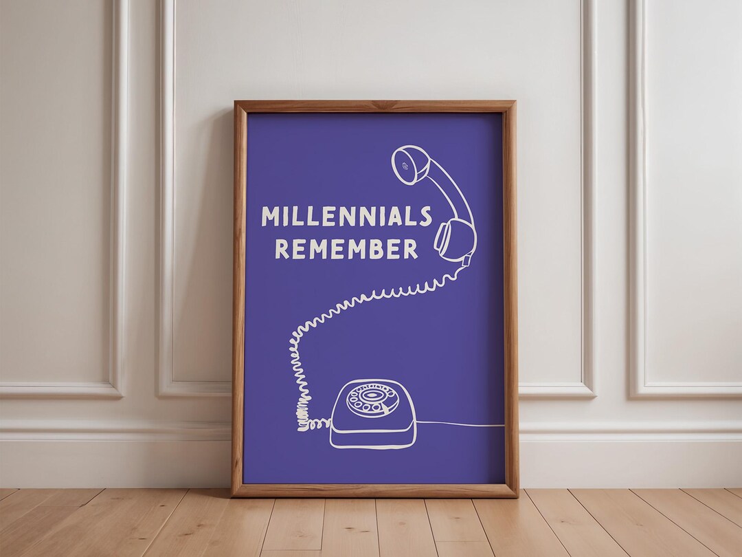 Millennials Digital Gift for Gen Y Funny Birthday Present Friend Gift ...