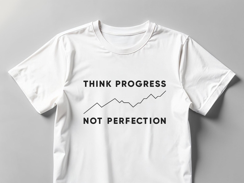 Think Progress Not Perfection SVG PNG DXF Podcast Wisdom Clipart for ...