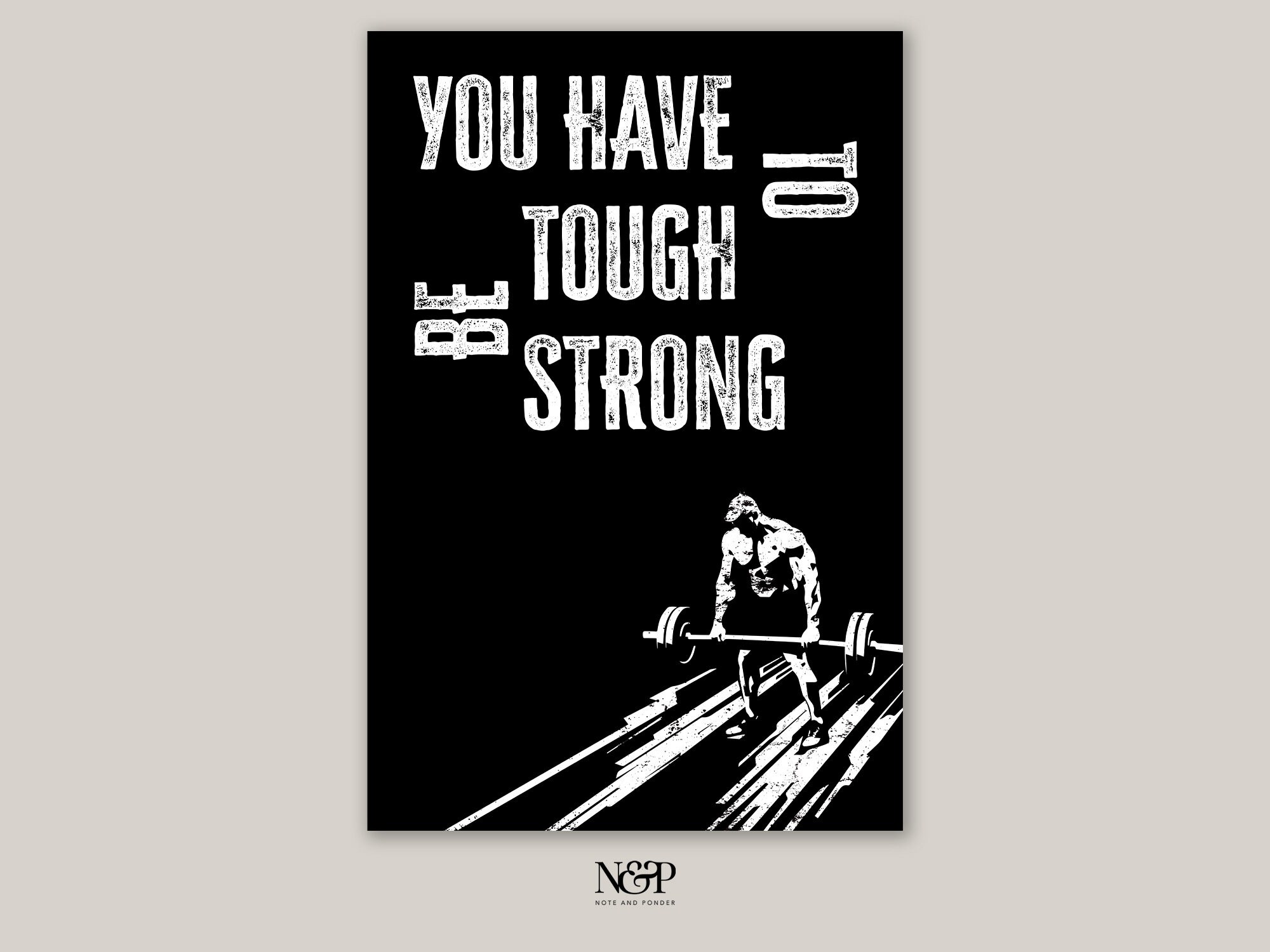 Motivational Poster Wall Art Motivational Poster Quote Print Minimalist ...