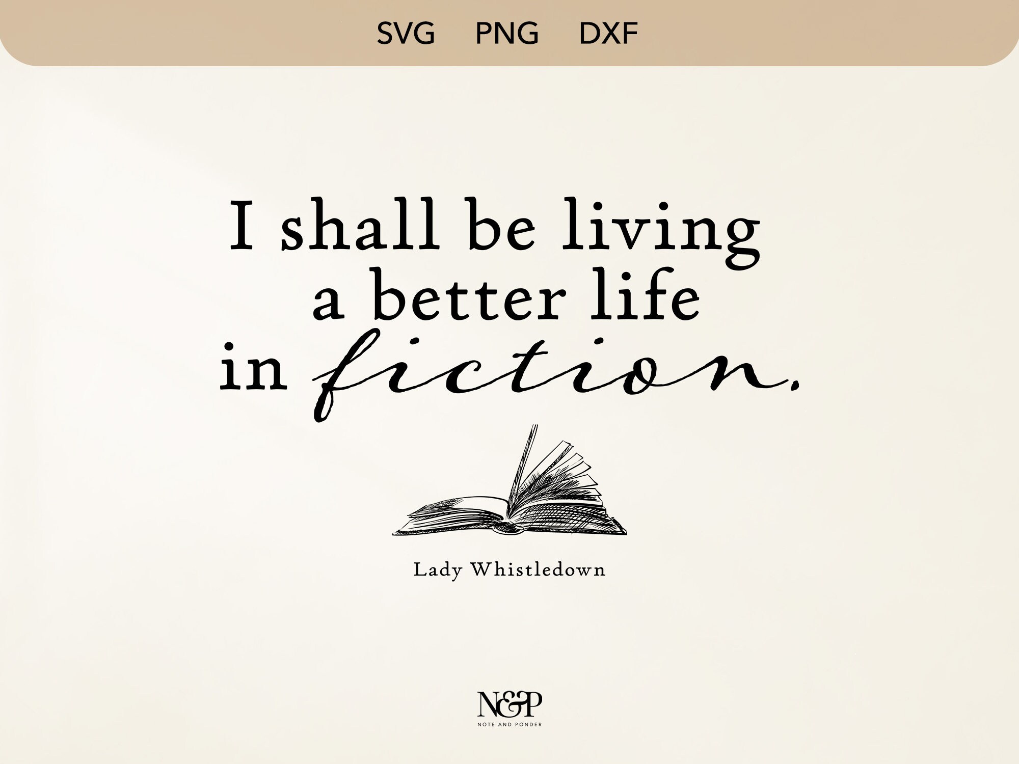 Bridgerton Quotes SVG PNG DXF | Lady Whistledown Quotes | Clipart for ...