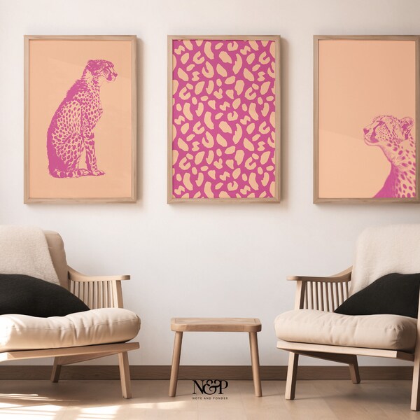 Cheetah Art - Etsy
