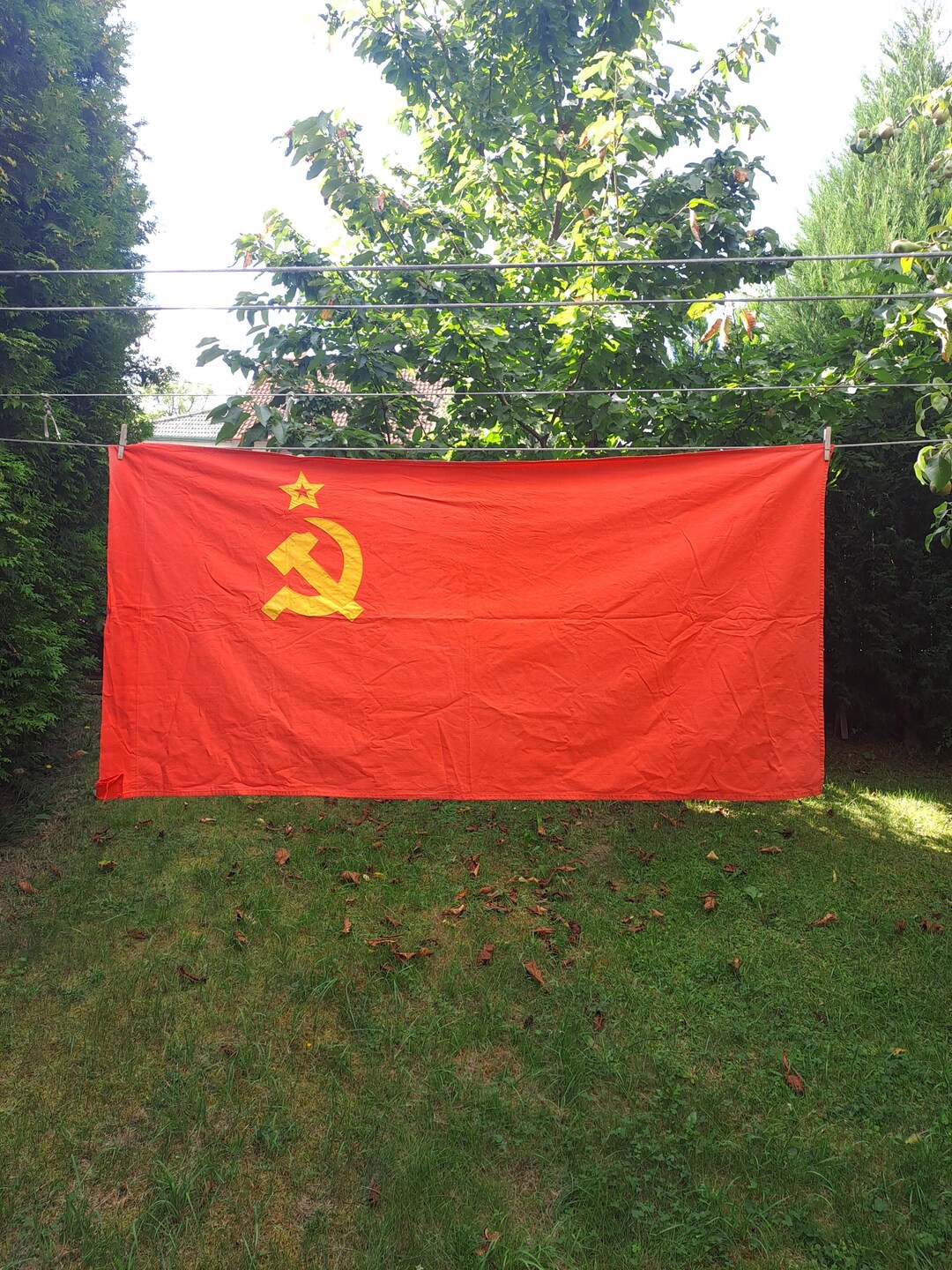 Large Vintage Double-sided Soviet Union Canvas Flag - Etsy