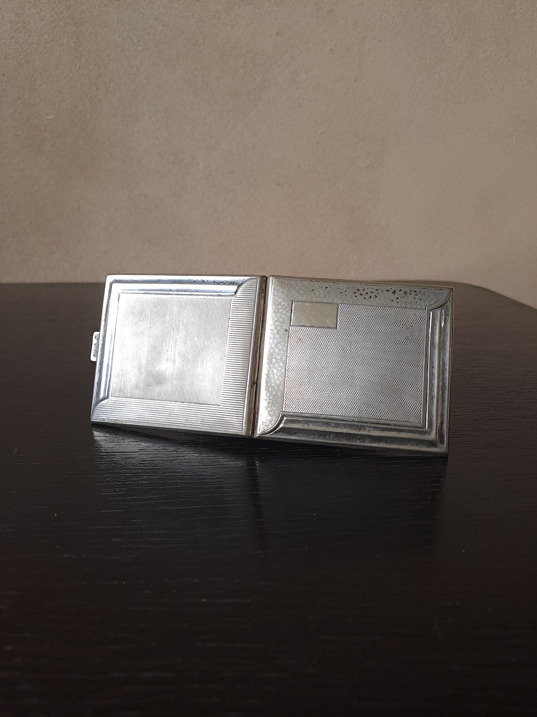 1930's Vintage Engraved Art Deco Cigarette Case Made of Alpacca - Etsy