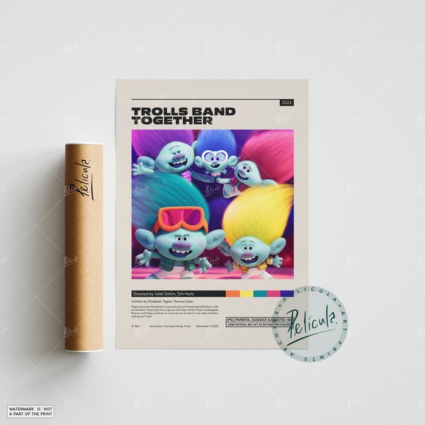 Trolls Poster - Etsy