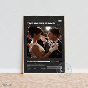 The Fabelmans Poster Steven Spielberg Minimalist Movie Poster Vintage ...