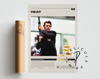 Movie Heat Poster - Etsy
