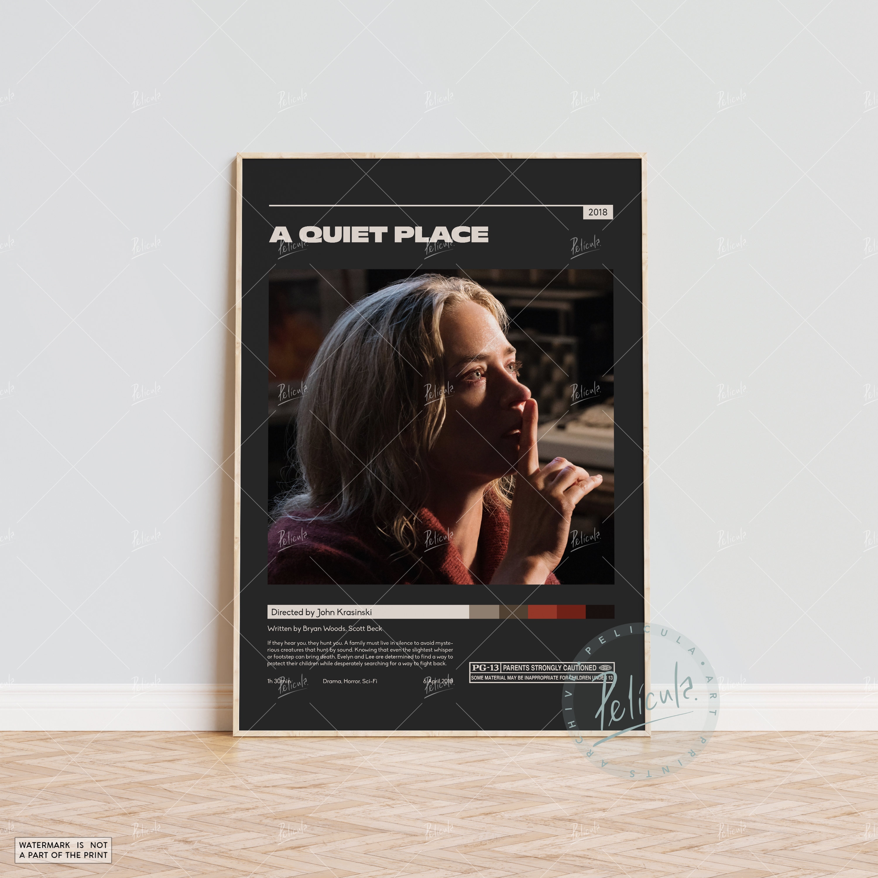 A Quiet Place Poster | John Krasinski | Minimalist Movie Poster