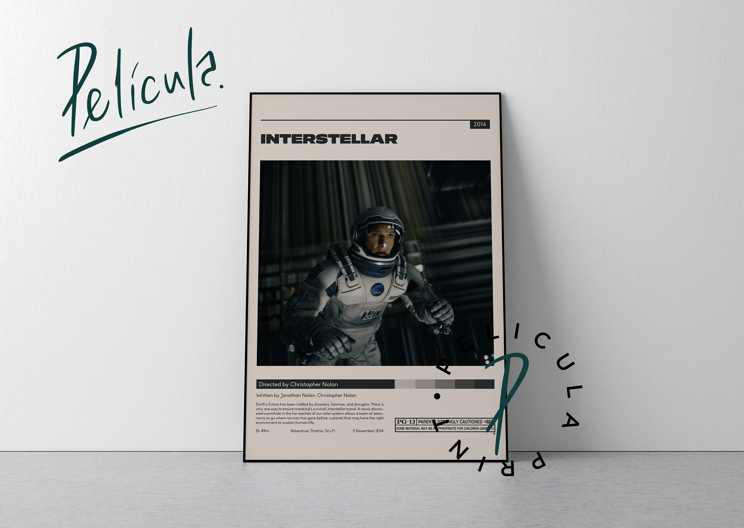 Interstellar | Christopher Nolan | Minimalist Movie Poster sold by ...