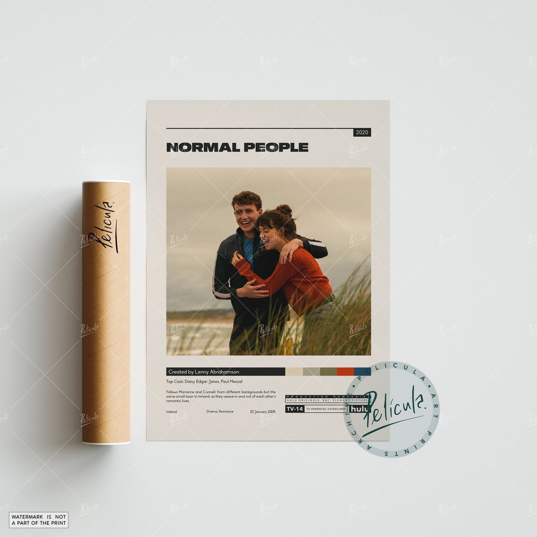 Normal People Poster Lenny Abrahamson Minimalist Tv Series Poster ...