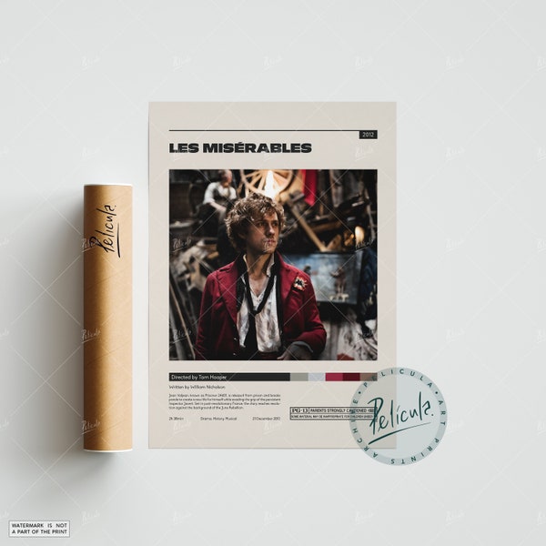 Les Miserables Movie Poster - Etsy