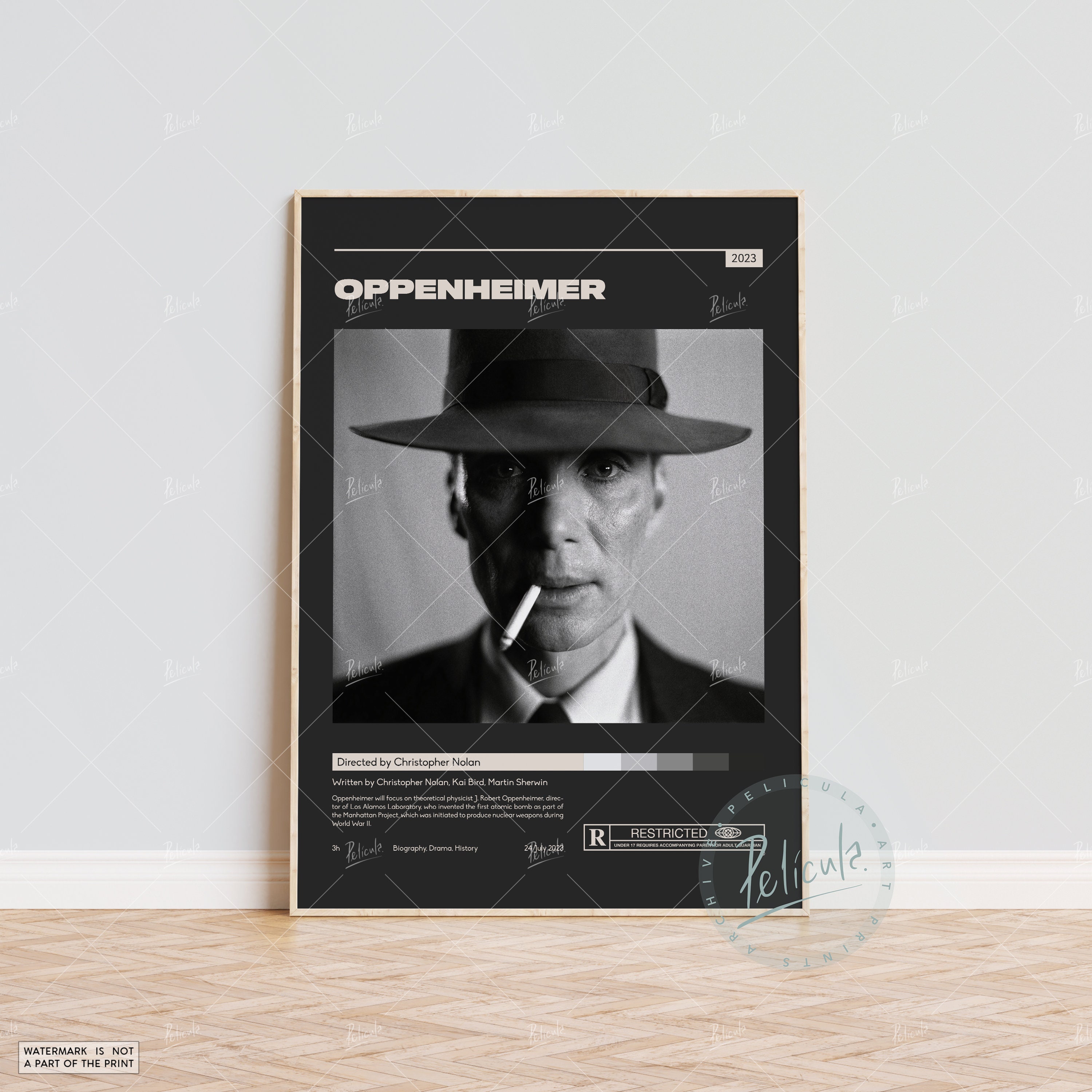 Oppenheimer Poster, Oppenheimer Movie 2023, Oppenheimer Merch ...
