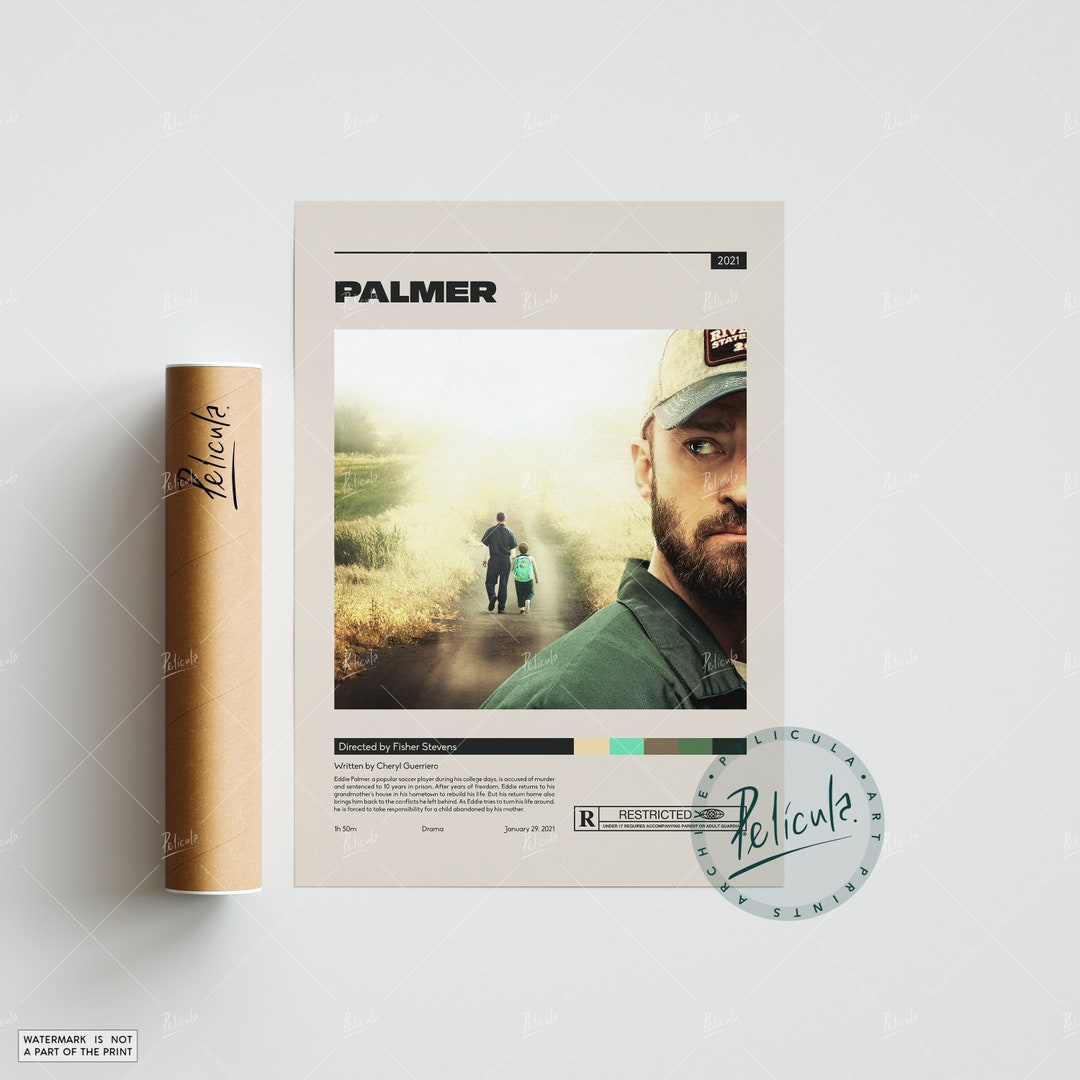 Palmer Poster Cheryl Guerriero Minimalist Movie Poster Vintage Retro ...