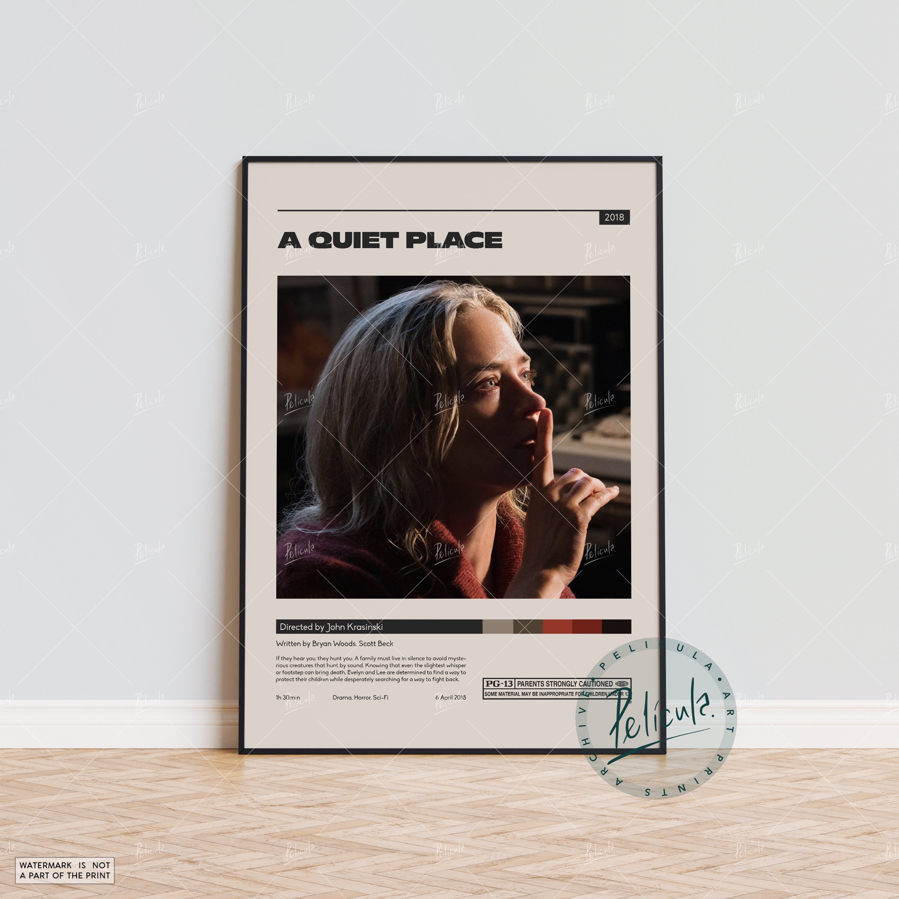 A Quiet Place Poster | John Krasinski | Minimalist Movie Poster