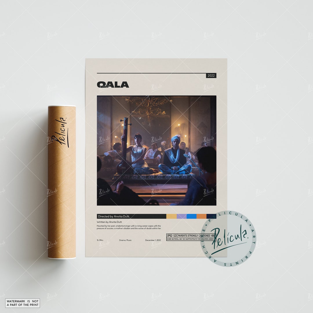 Qala Poster Anvita Dutt Minimalist Movie Poster Vintage - Etsy