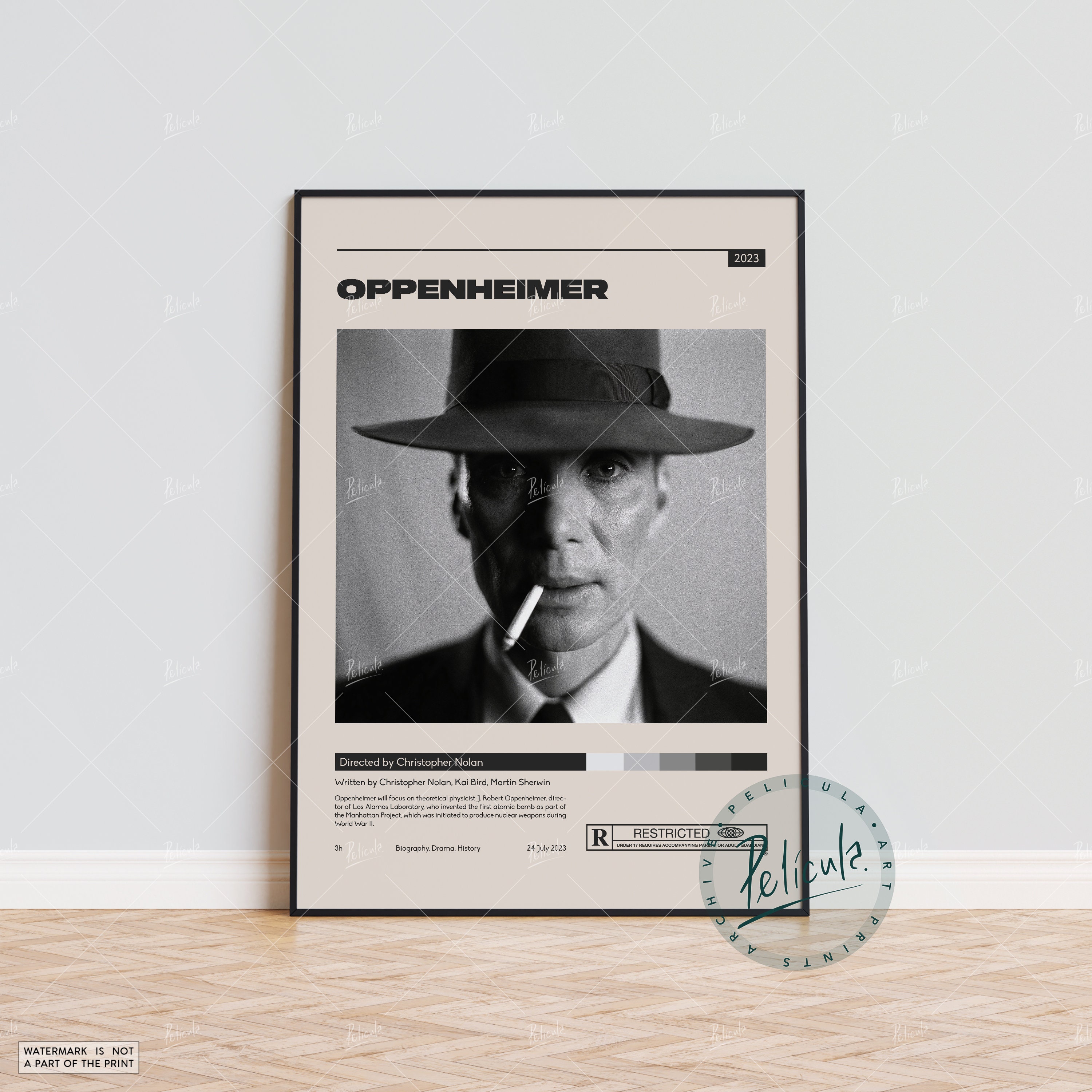 Oppenheimer Poster, Oppenheimer Movie 2023, Oppenheimer Merch ...