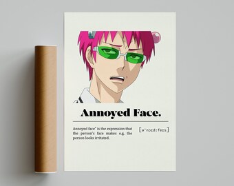 Saiki K Poster Print - Etsy