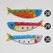 Colourful Fused Glass Polka Dot Fish Art - Etsy UK