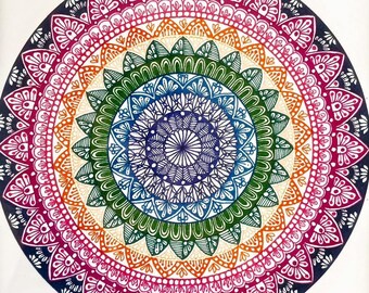 Wall Hanging Mandala Handmade Mandala Art Personalized Mandala Art ...