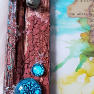 5x7 Altered Picture Frame and Photo Creation / Mixed Media Collage Art ...