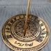 Garden Sundial 7 Brass Nautical Vintage Antique Large Sundial Handmade ...