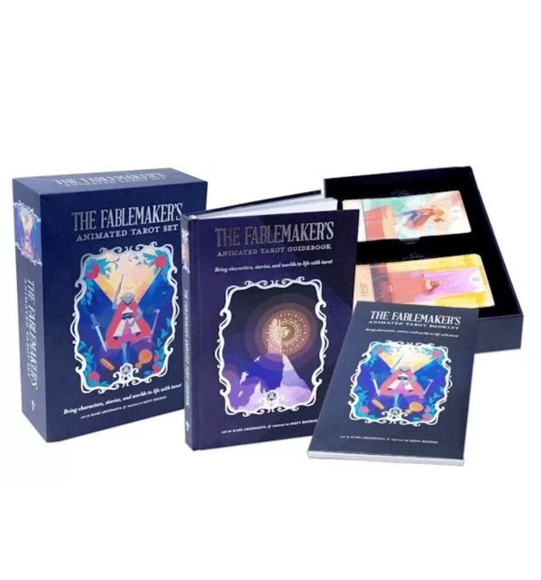 The Fablemaker's Animated Tarot Cards Deck Set + Book (new but Damaged ...