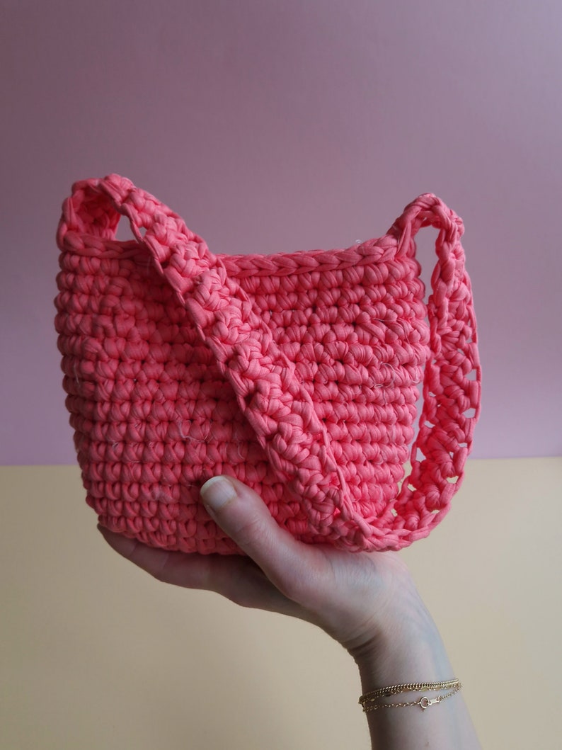 Crochet Bag Pattern Shoulder Bag Pattern Easy For Beginners Pdf Pattern