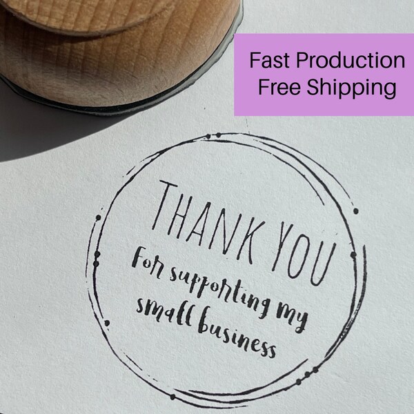 Thank You Stamp - Etsy