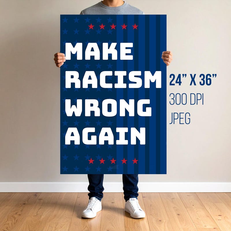 Anti Racism Posters - Etsy
