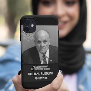 Rudy Giuliani Mugshot, Printable, .PNG, .JPG, Use for Posters, Tshirts ...
