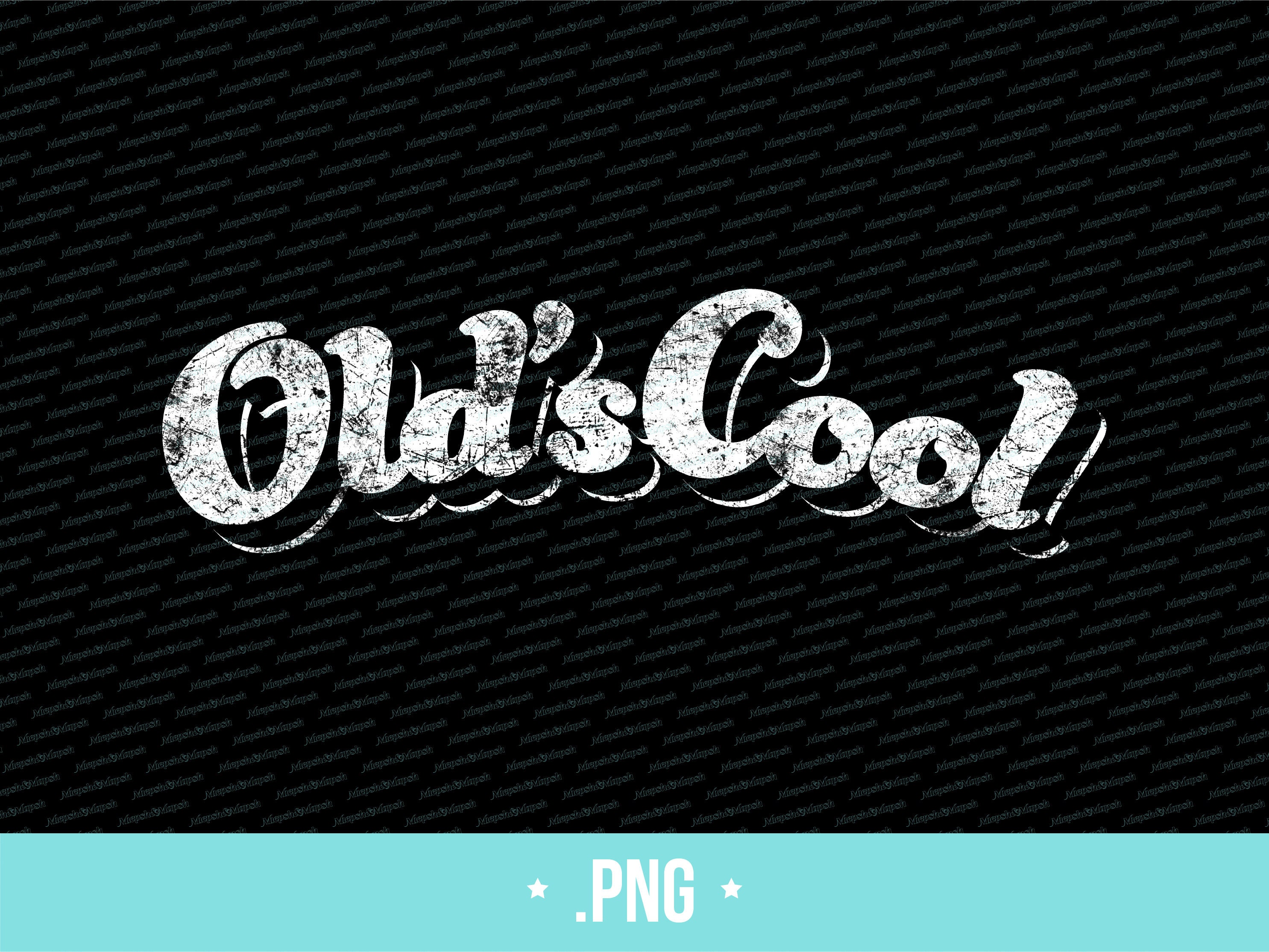 Old's Cool 70s Style Graphic Print (PNG Files) - Etsy