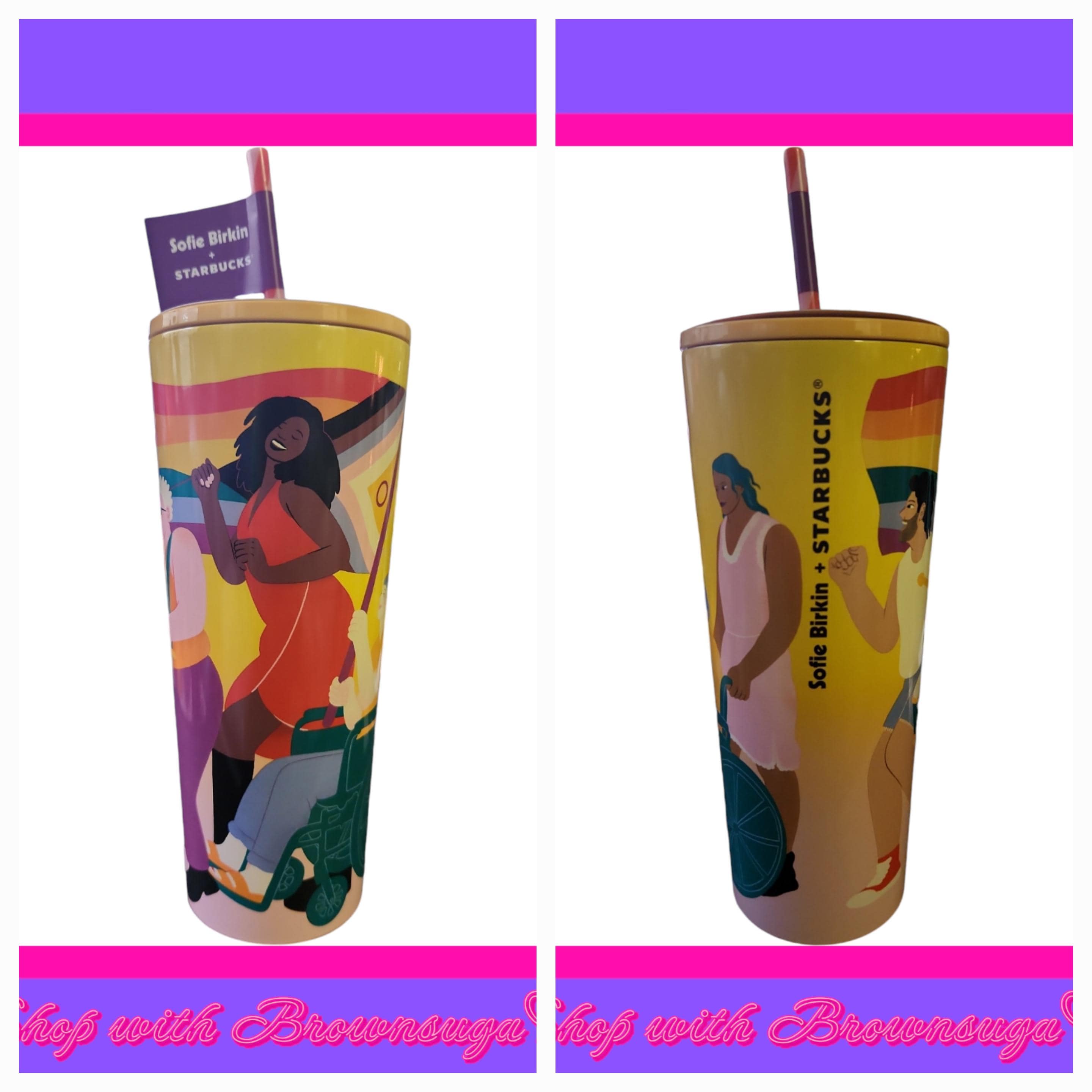 NEW 2024 Sofie Birkin Starbucks PRIDE Summer Cup Tumblers - Choose One - Etsy