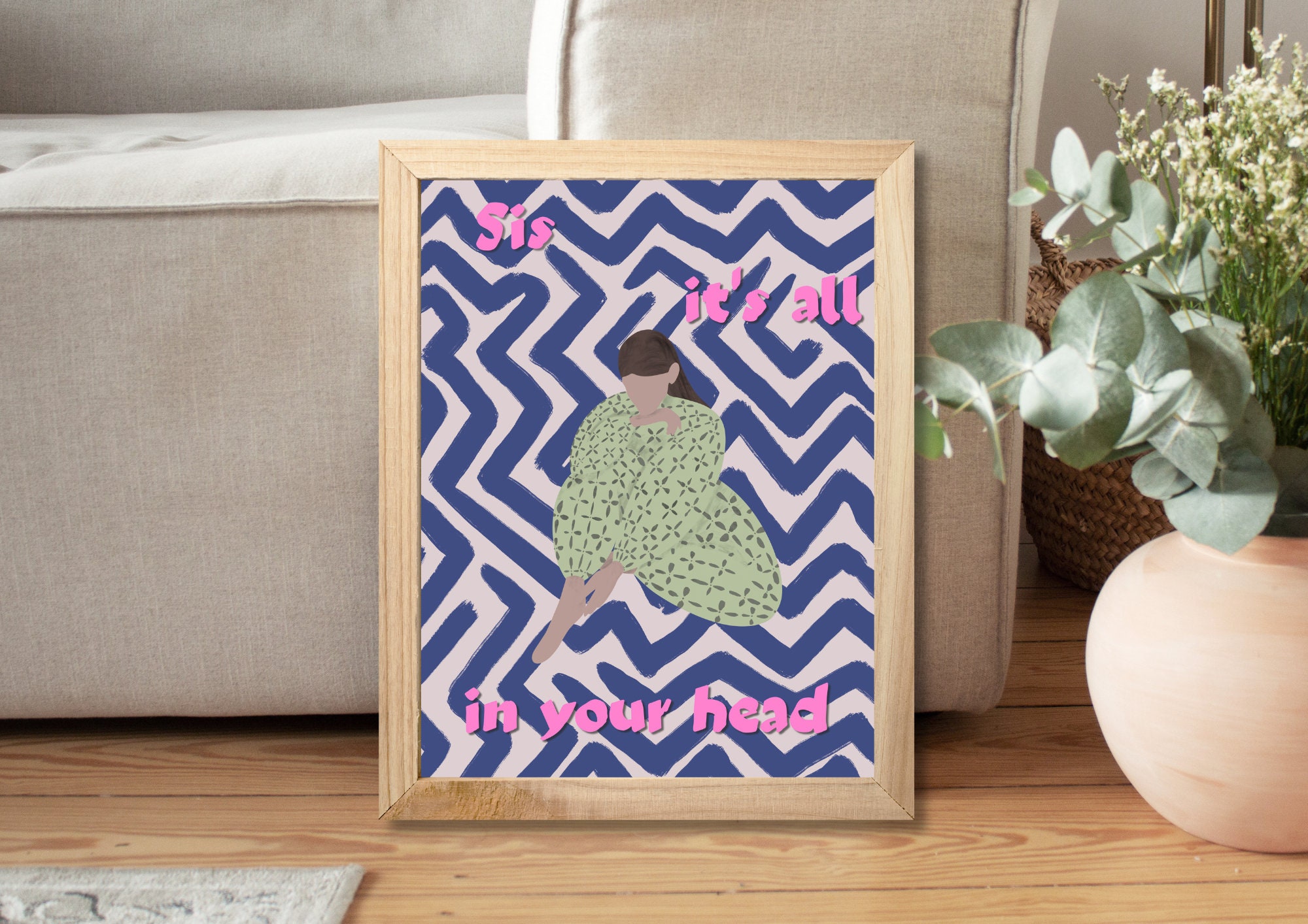 Women Empowerment Poster Mental Health Poster Self Growth Gift - Etsy