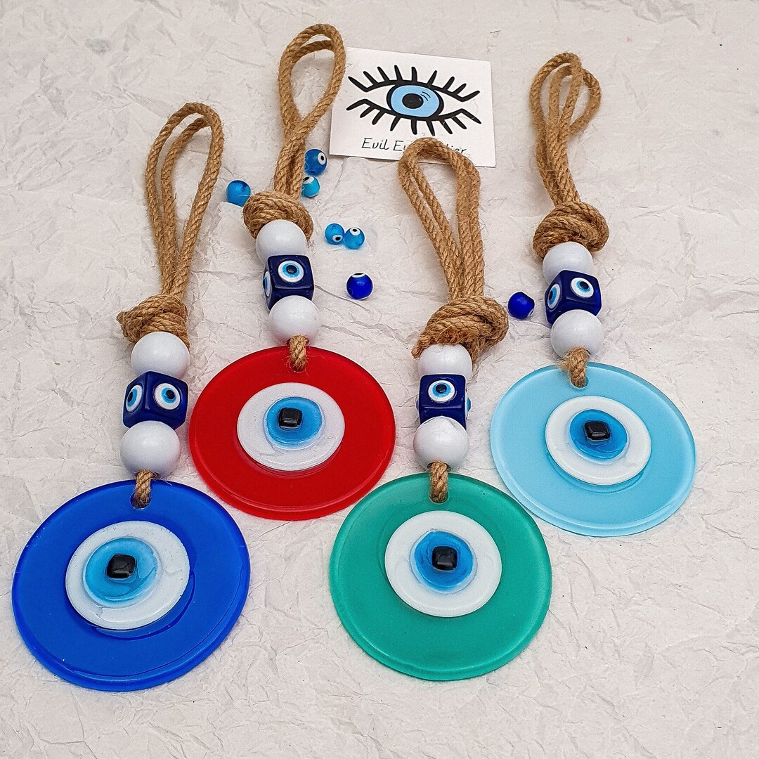 Evil Wall Hanging With Color Options Tiny House Gifts Boho Wall ...