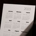 Printable 2023 Calendar - Minimal Design - A4 - Etsy