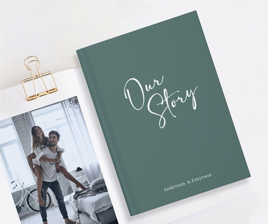Our Story Anniversary Journal, Memories Scrapbook for Couples, Dating ...