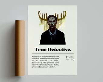 True Detective Movie Poster - Etsy