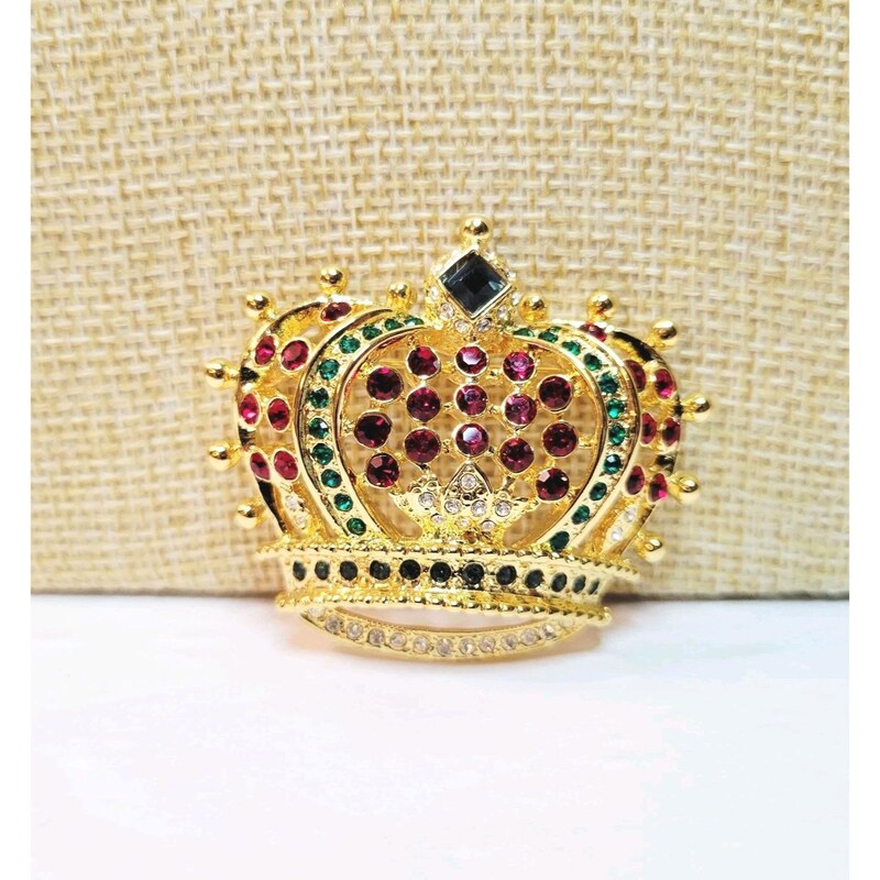 Vtg Rhinestone Pin - Etsy
