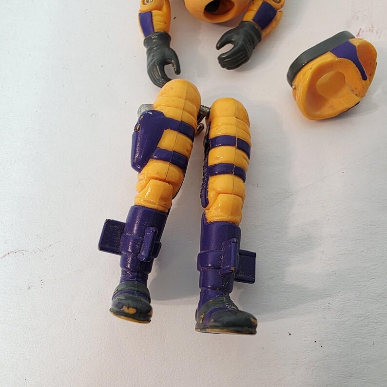 Vtg G.I. GI JOE Heat Viper Body Parts Replacements Head Waist Arms Legs ...