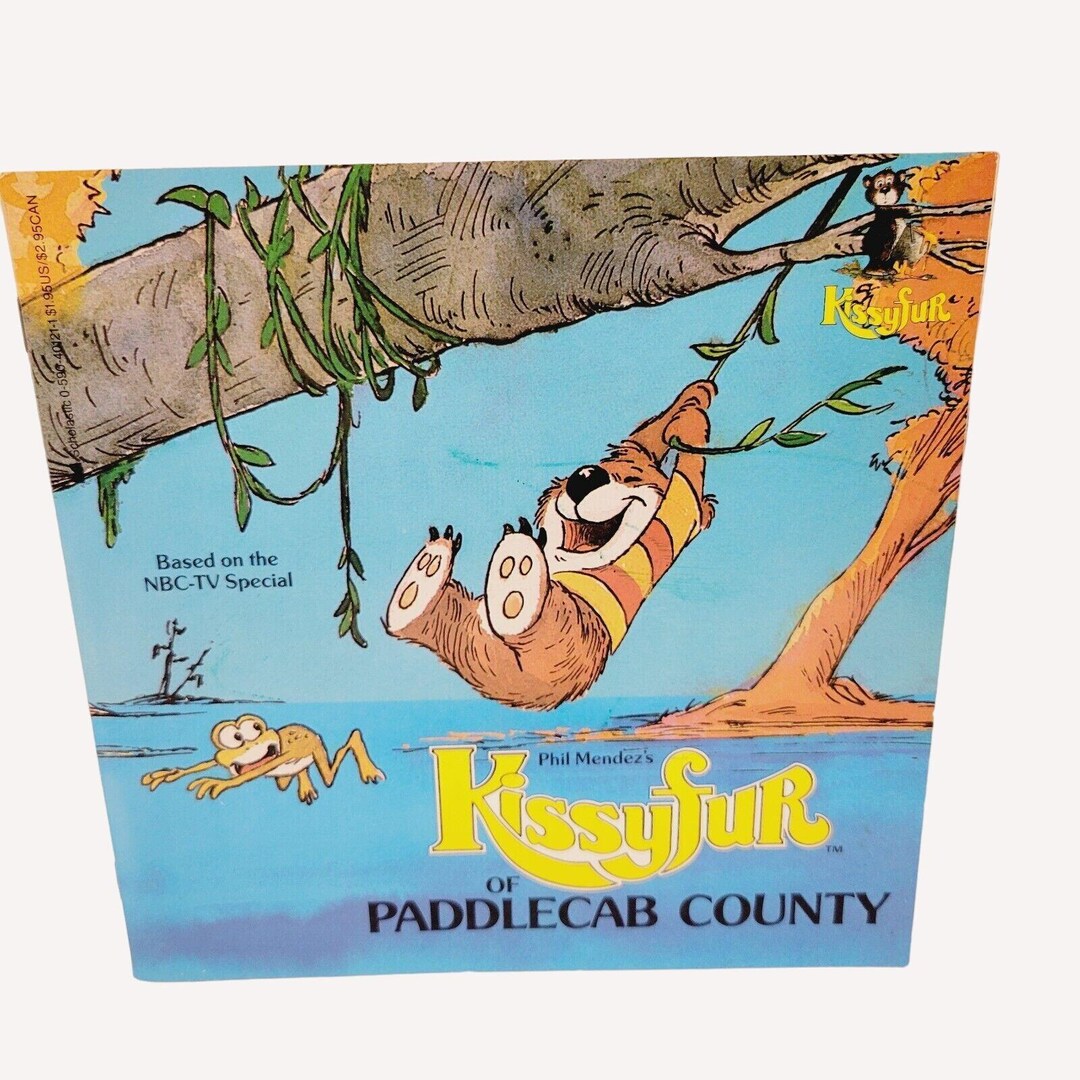 Vtg Kissyfur of Paddlecab County Paperback Book Phil Mendez NBC TV ...