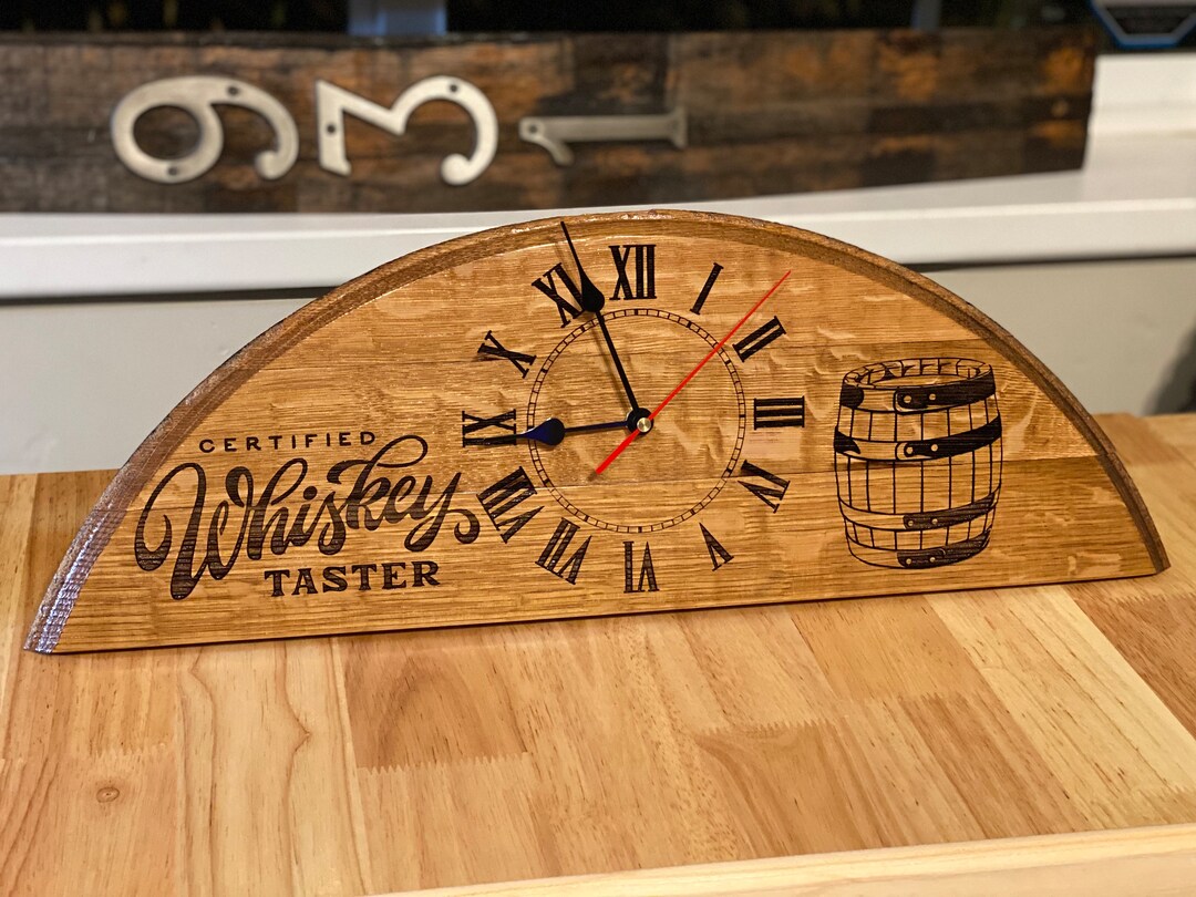Barrel Lid Clock - Etsy