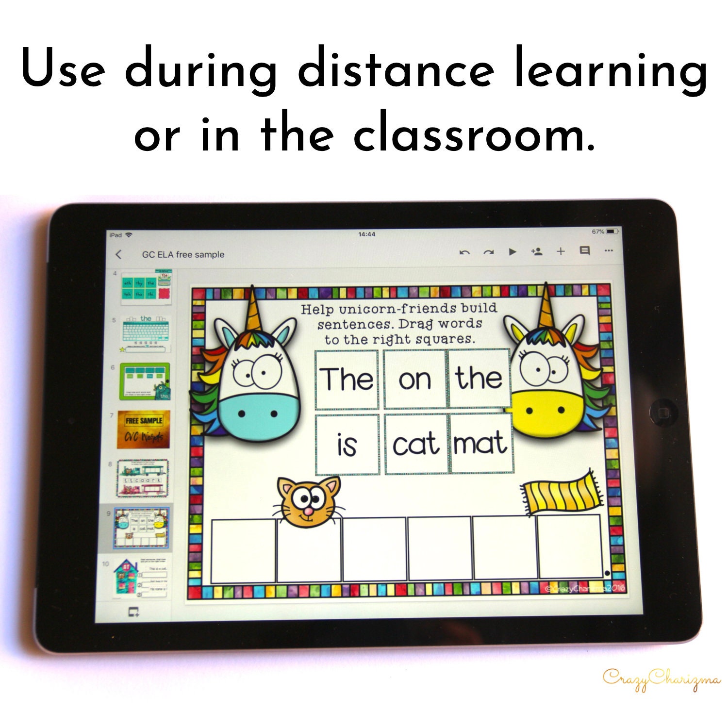 CVC Words for Kids Sentence Building Phonics Games Kindergarten 1st ...