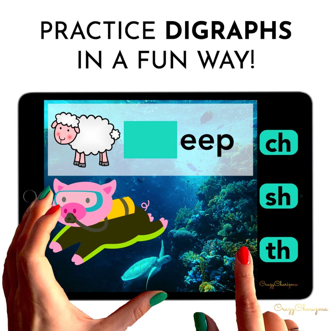 Digraphs Games Activities Consonant Digraphs Centers Phonics Games ...