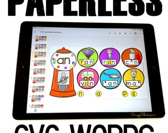 CVC Words for Kids Sentence Building Phonics Games Kindergarten 1st ...