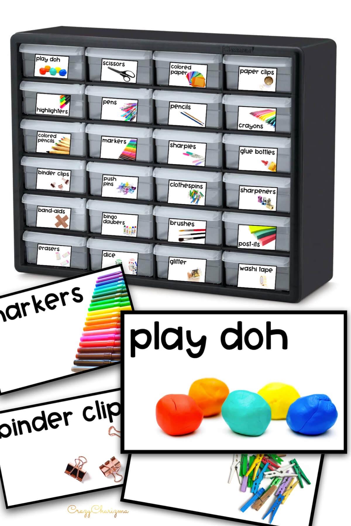 Supply Labels Classroom Printable Classroom Supply Labels Editable - Etsy