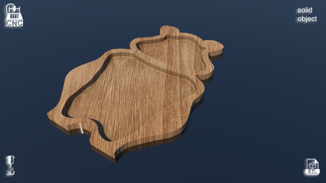 Woode Tray ,file Stl, 3D Model for CNC and 3d Printer - Etsy Ireland