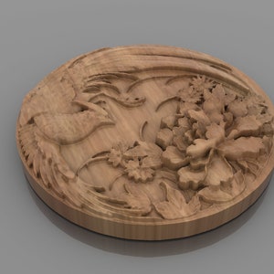 Decorative Plaque - 3D STL Files for CNC - Etsy
