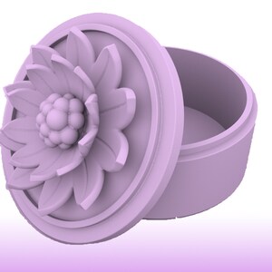 Lotus Jewelry Box,flower Pattern,file Stl, 3D Model for CNC and 3d ...