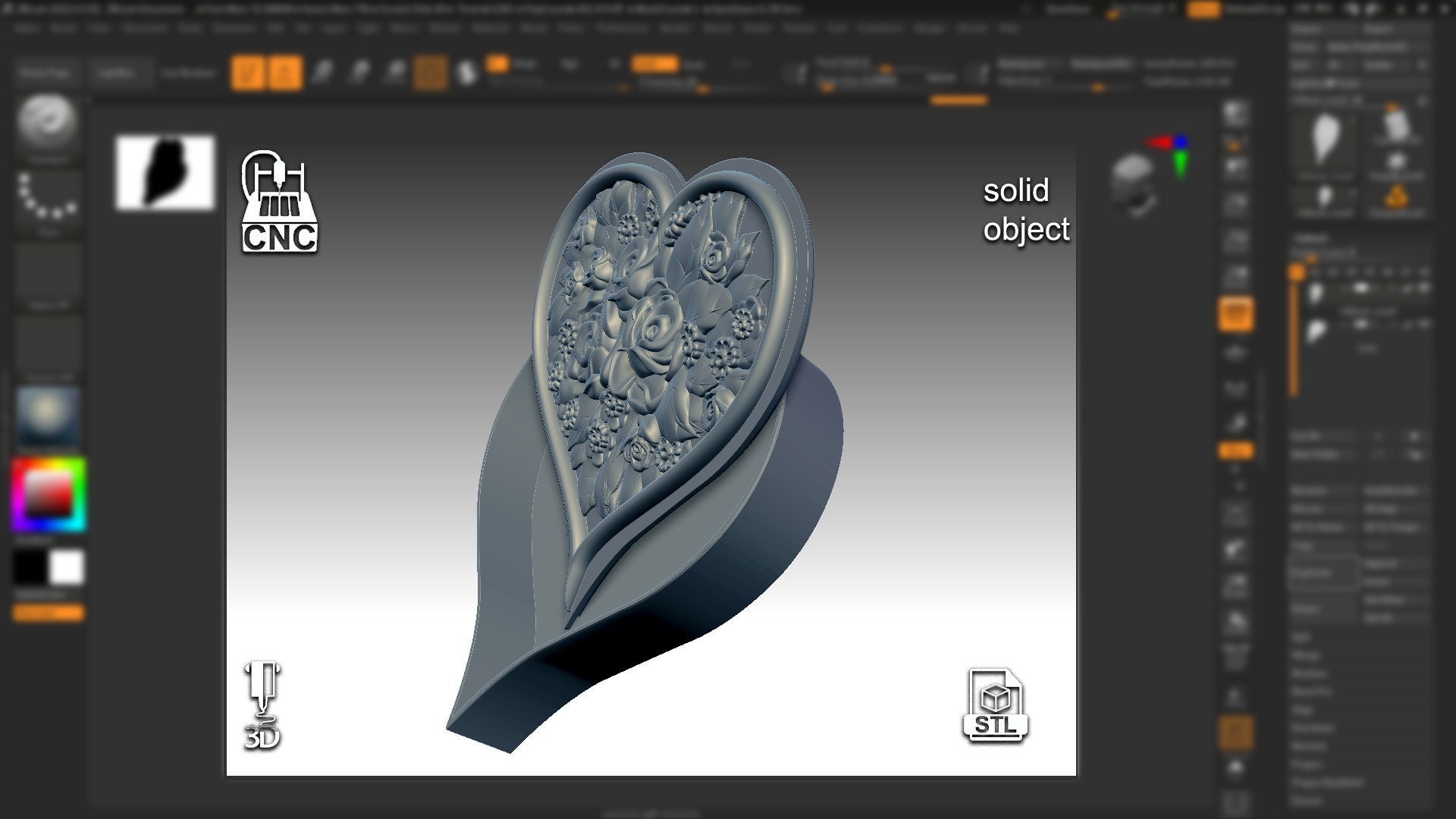 Jewelry Box,flower Pattern,file Stl, 3D Model for CNC and 3d Printer - Etsy