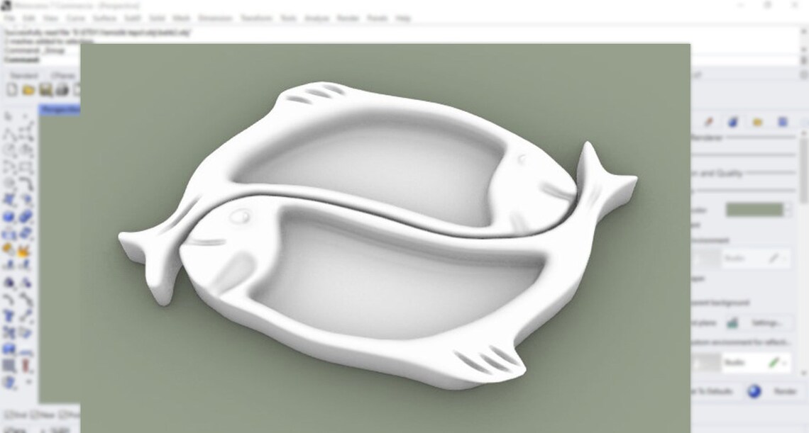 Fish Tray , 3D STL Model for CNC 3d Stl Model for 3dprinter - Etsy